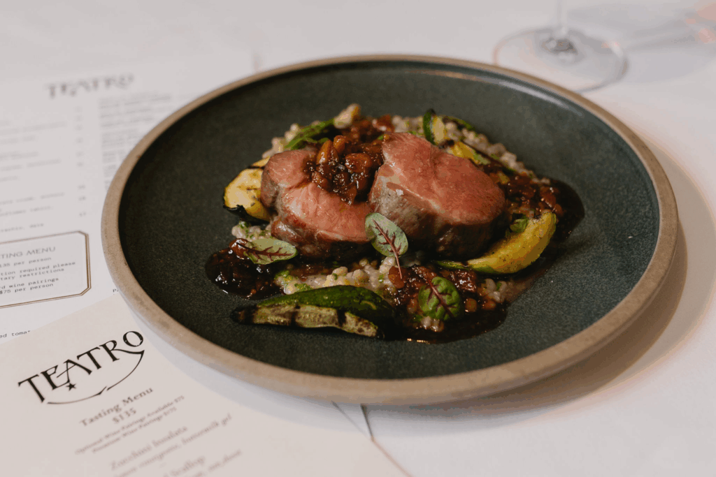 Teatro’s exquisite seasonal menus are paired with an award-winning wine ...